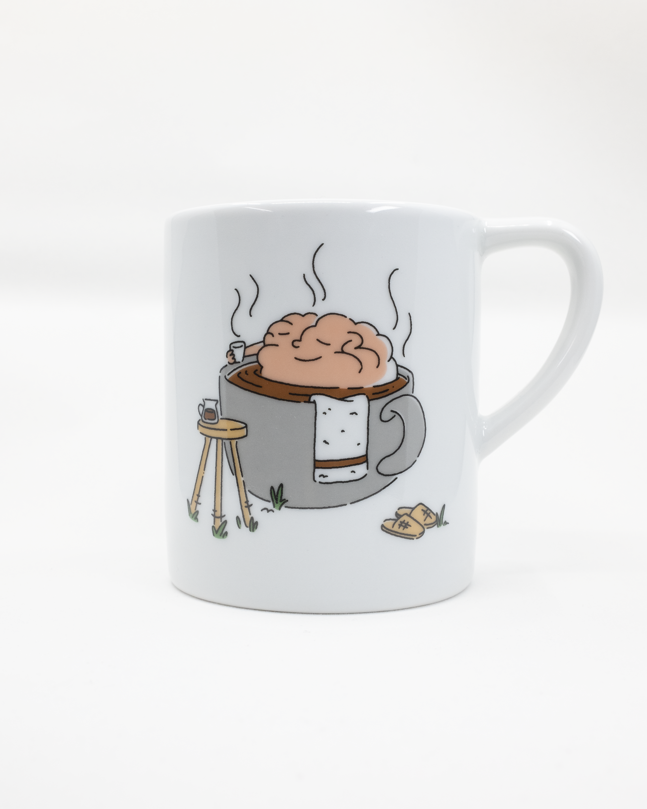 Weird Coffee Person - Brain Mug